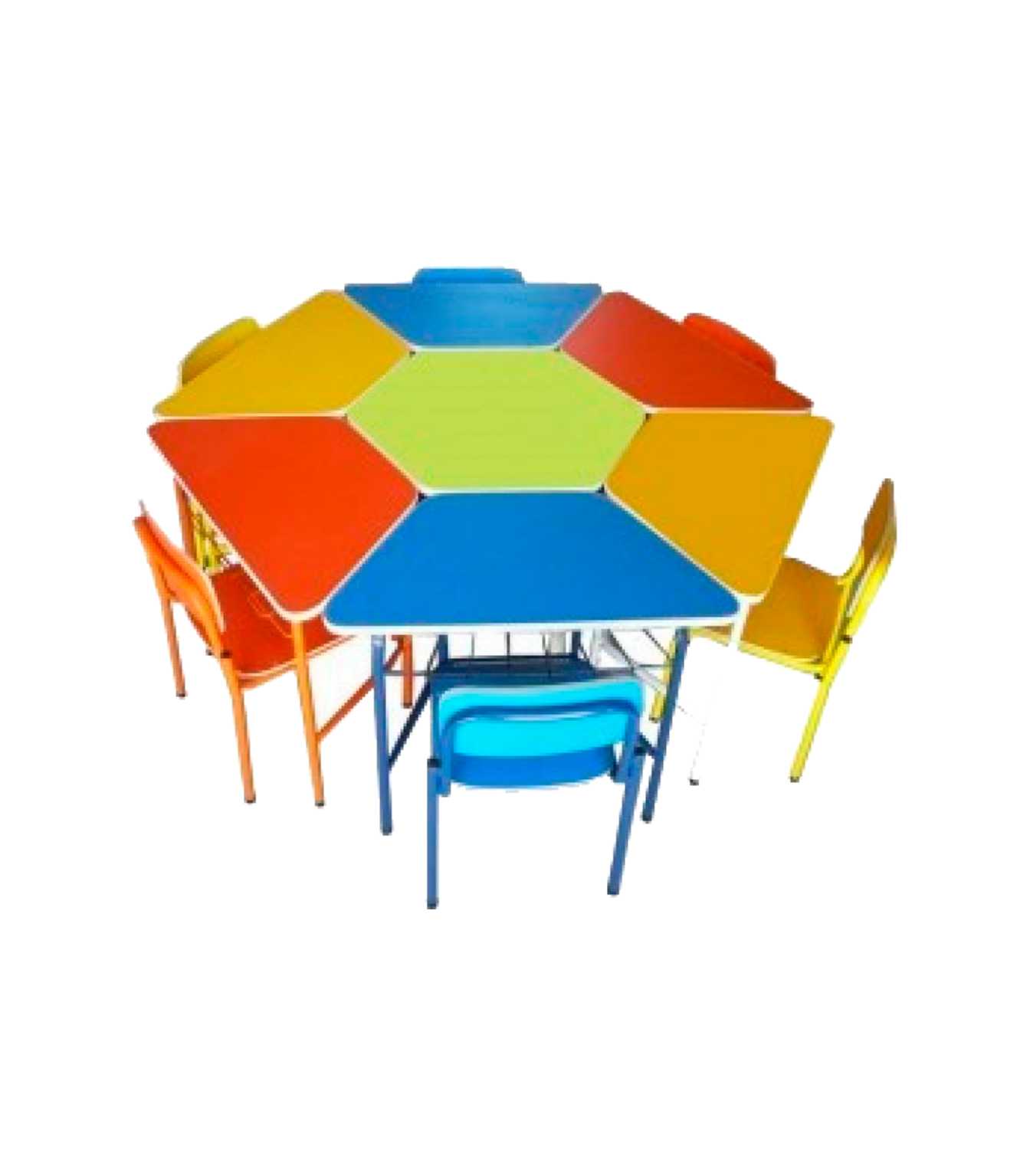 Conjunto trapezoidal infantil ESC-02 - Moveplast